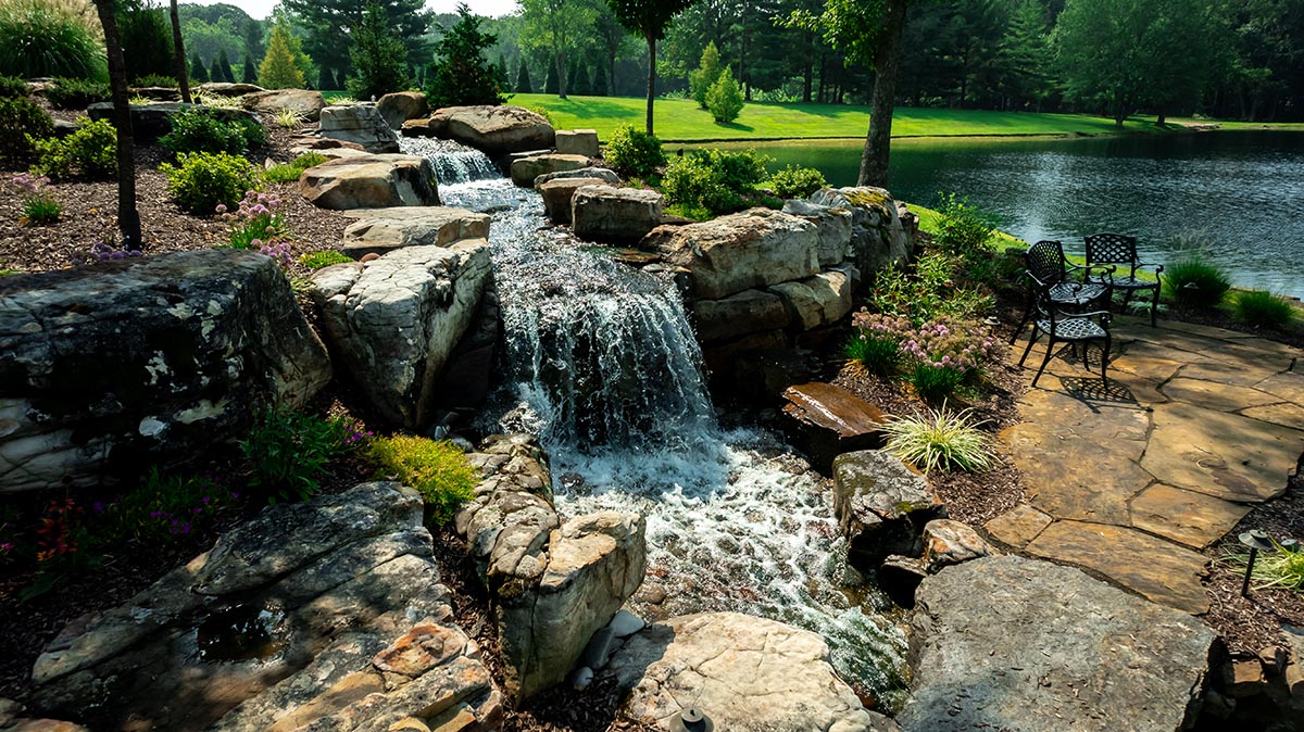 Natural Stone Landscaping - Aching Acres Landscaping