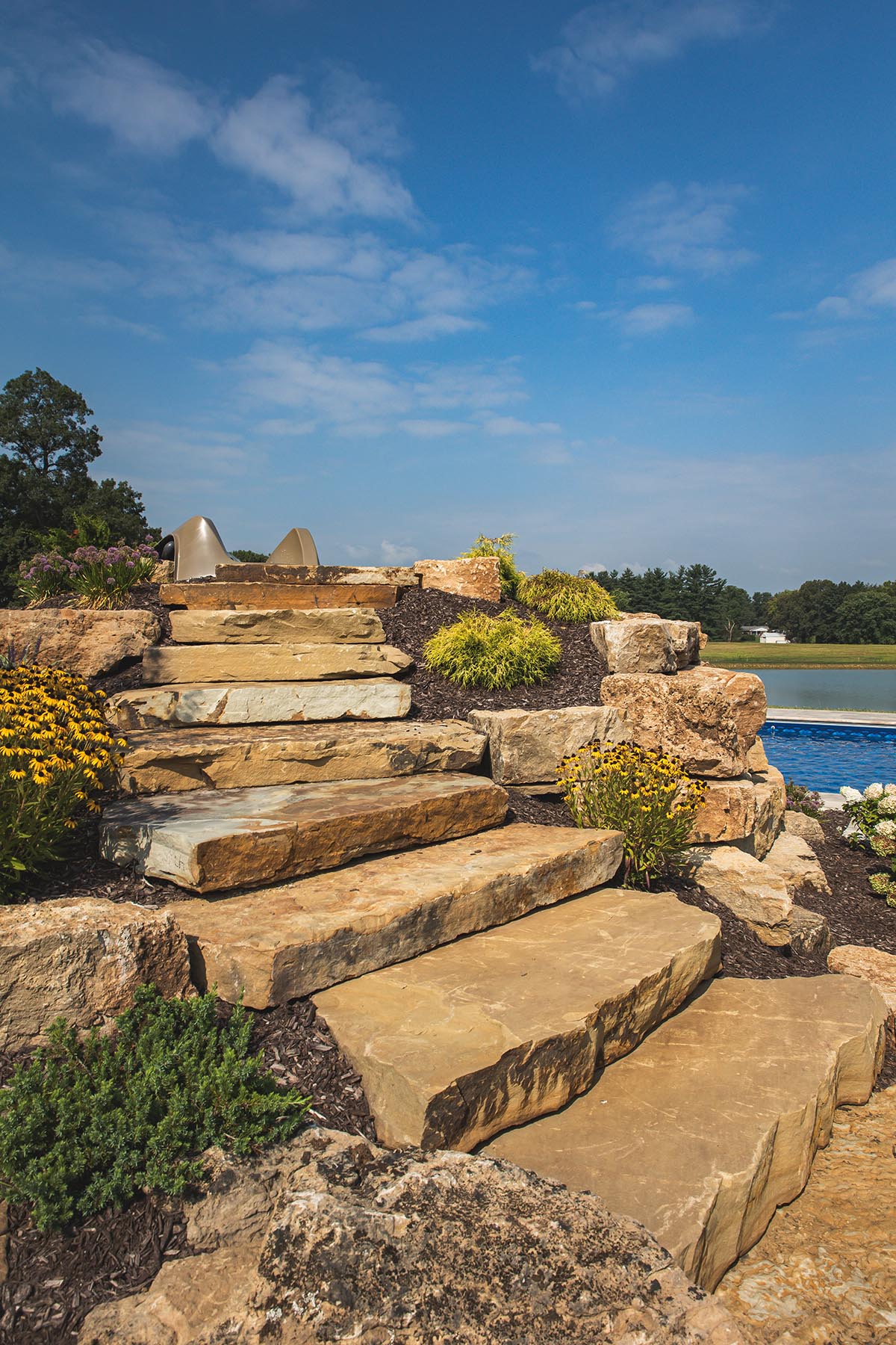Natural Stone Landscaping - Aching Acres Landscaping