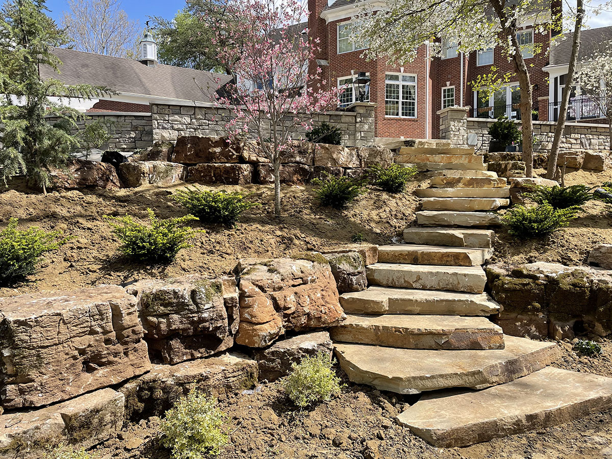 Natural Stone Landscaping - Aching Acres Landscaping