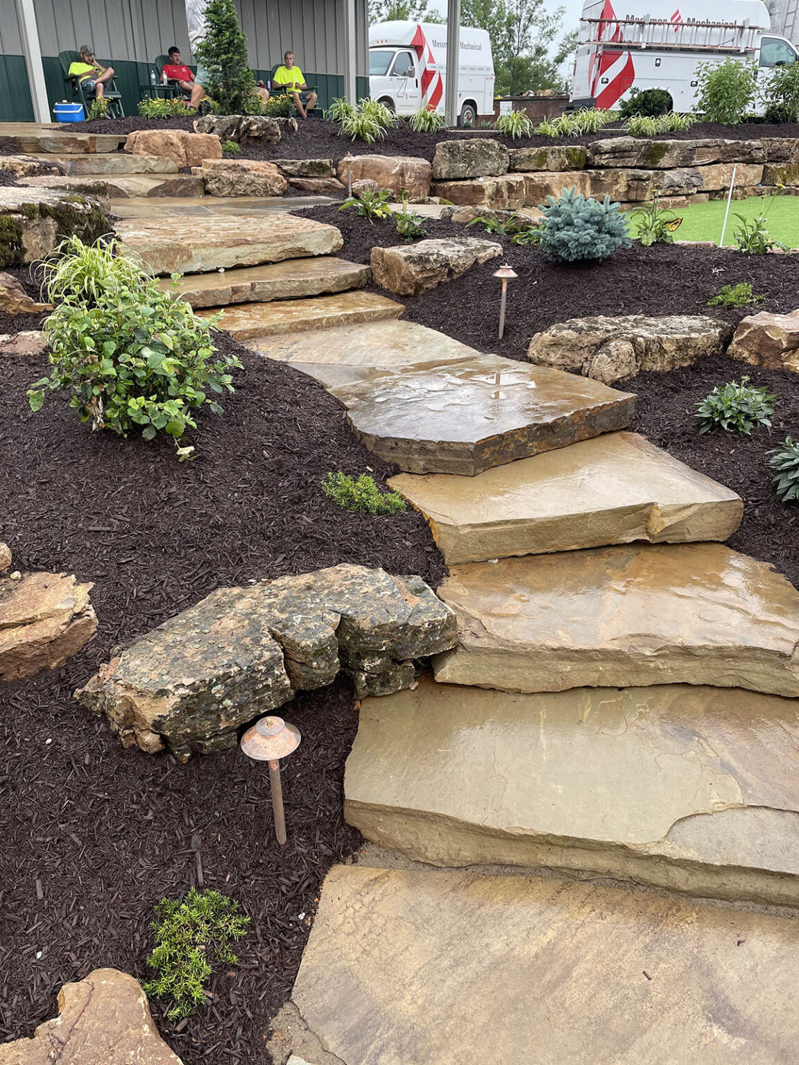 Natural Stone Landscaping - Aching Acres Landscaping